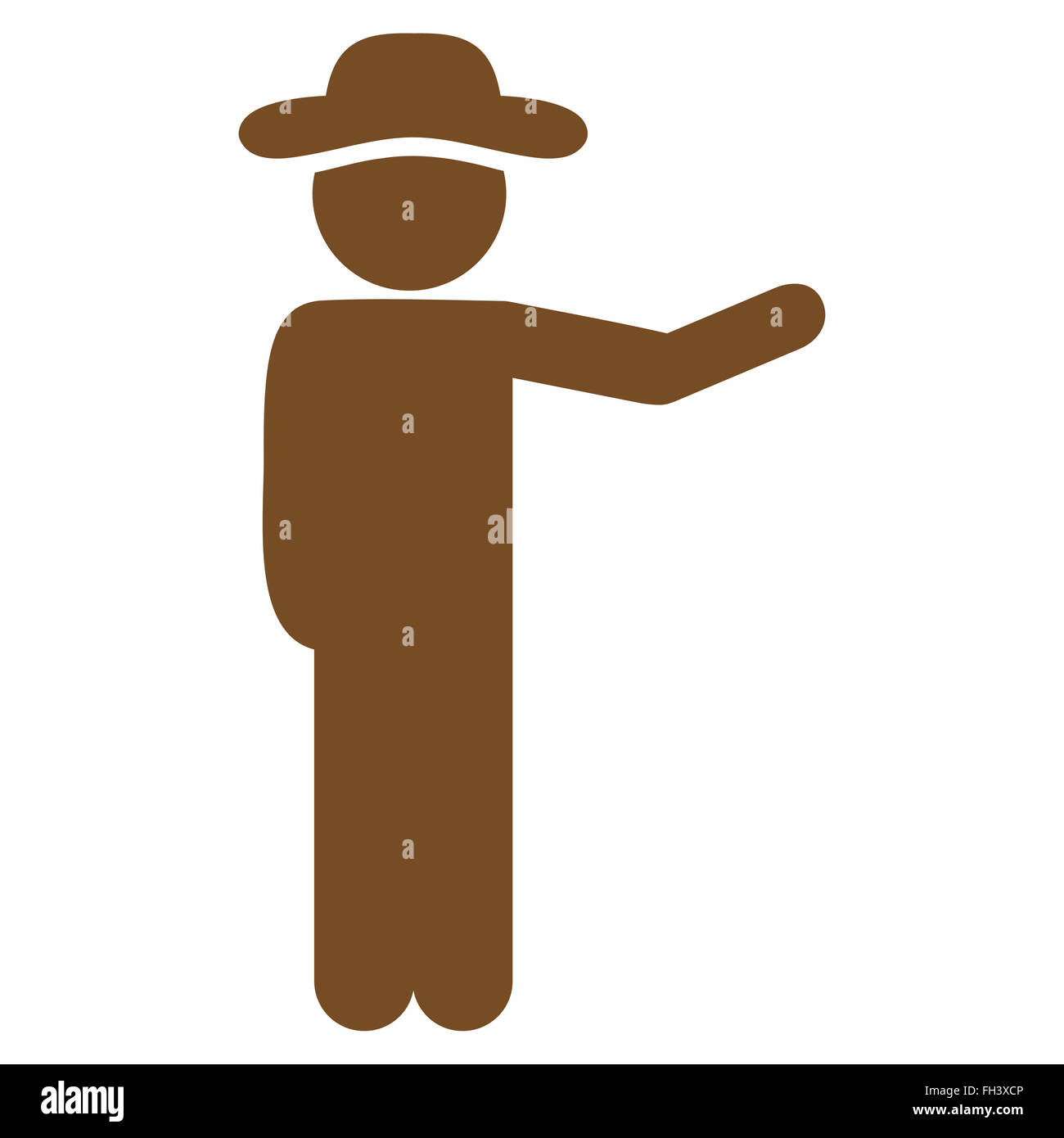 Human Figure Show Icon Stock Photo - Alamy