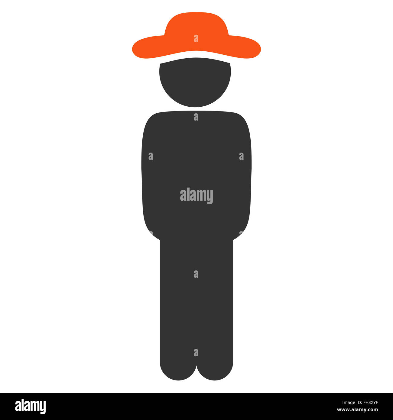 Guy Standing Icon Stock Photo - Alamy