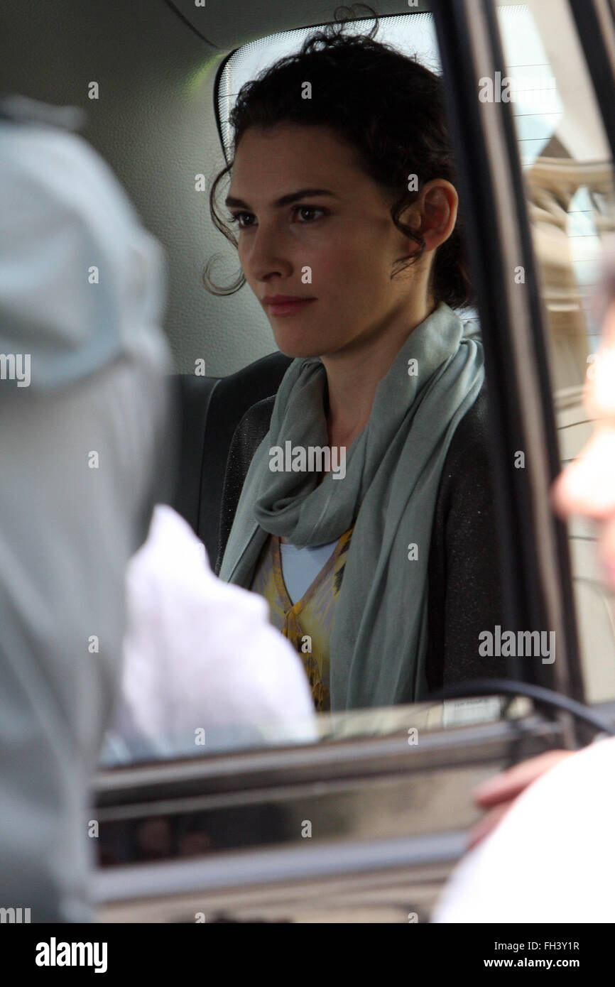 Liane Balaban Filming on Location of Abroad in Londons Pall Mall ...