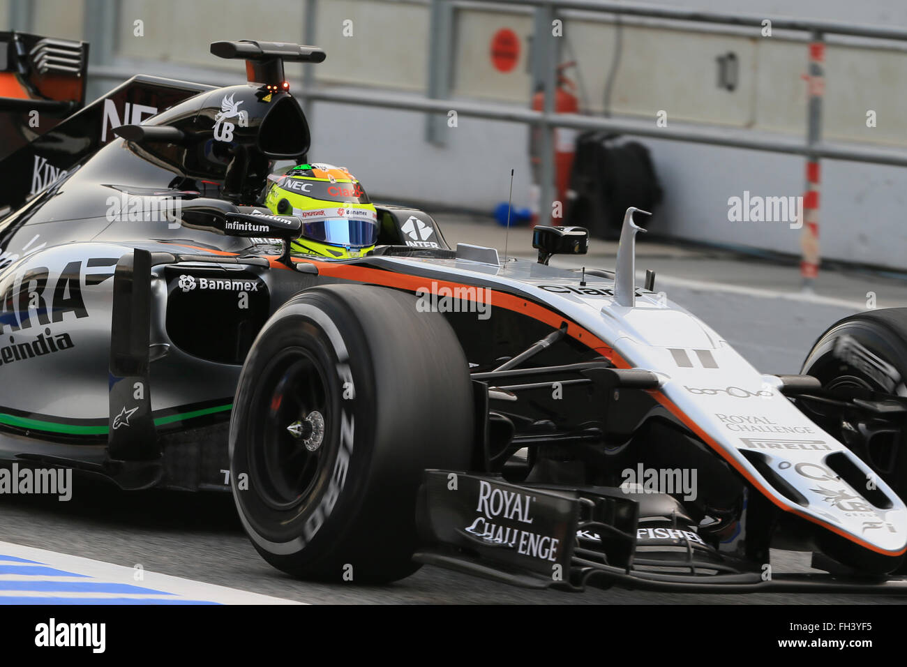 Circuit de Catalunya, Barcelona, Spain. 22nd Feb, 2016. Spring F1 ...