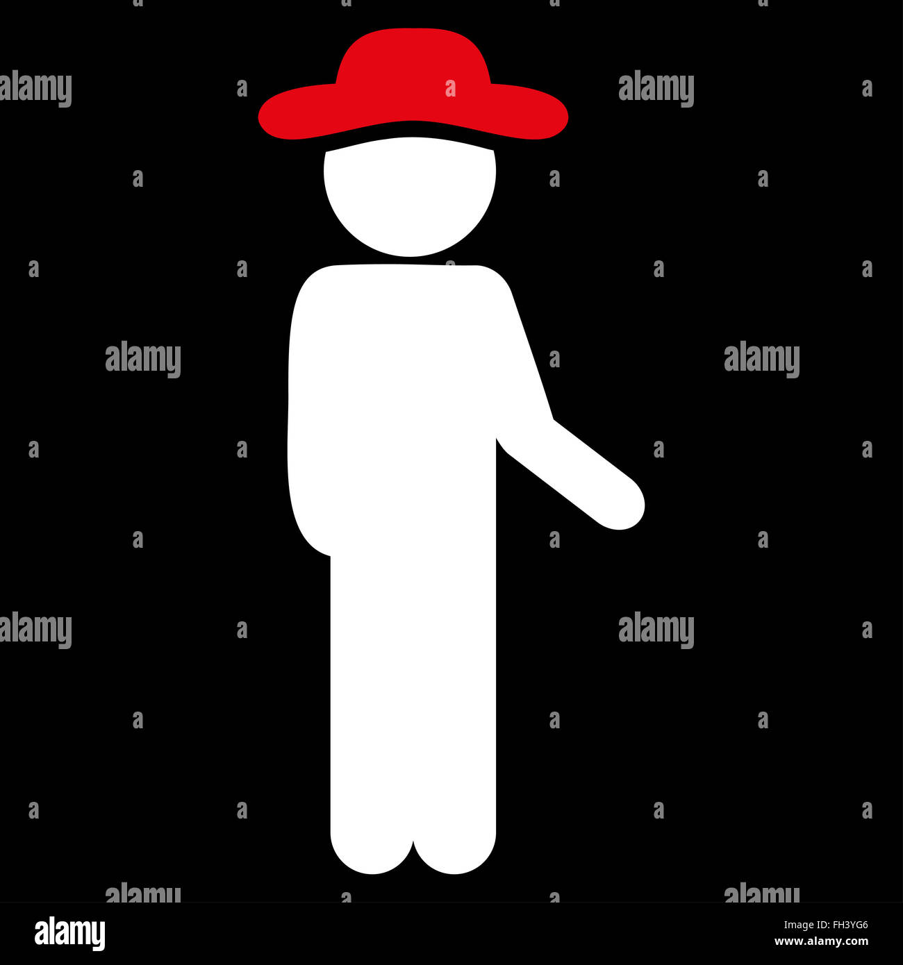 Human Figure Idler Icon Stock Photo - Alamy