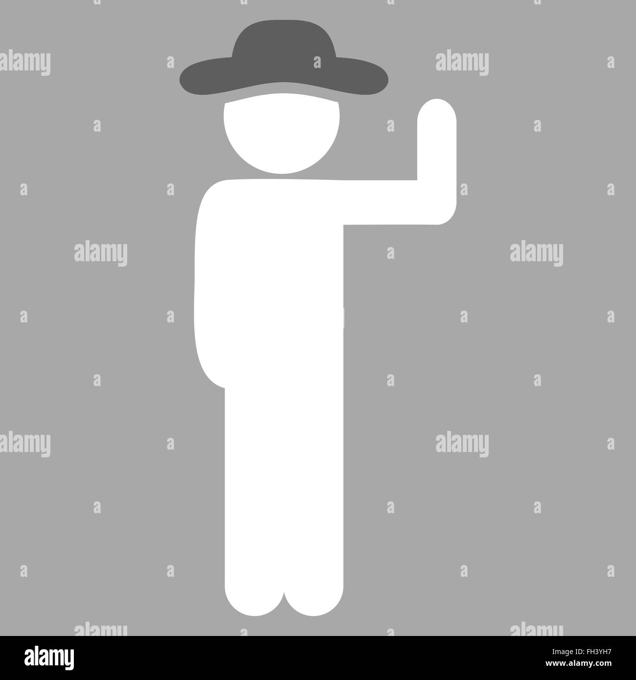 Human Figure Vote Icon Stock Photo - Alamy