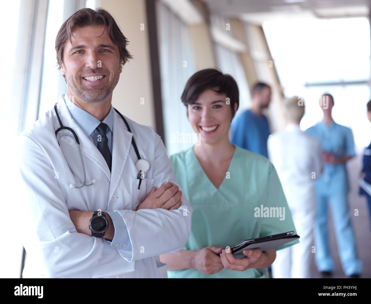 group of medical staff at hospital Stock Photo - Alamy