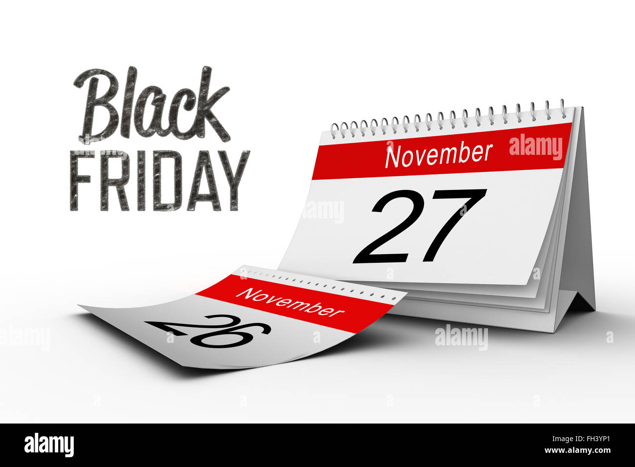 Composite image of black friday advert Stock Photo - Alamy