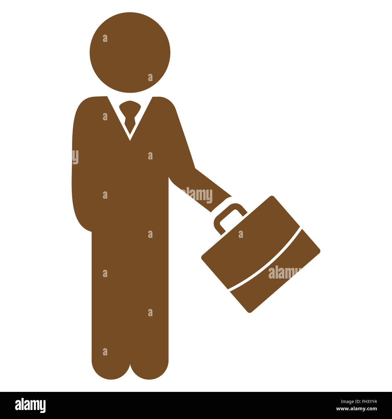 Man Manager Icon Stock Photo - Alamy