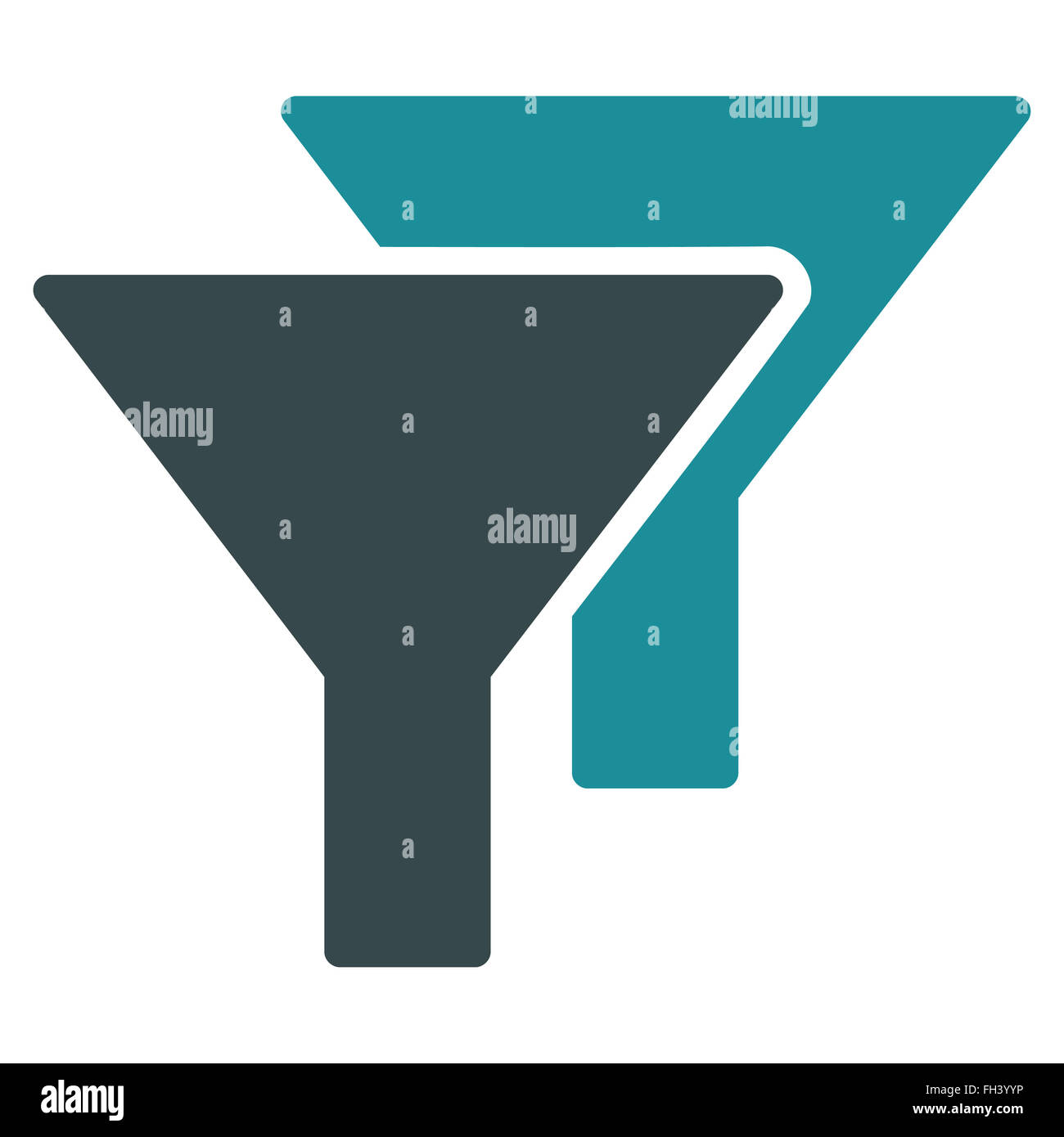 Filters Flat Icon Stock Photo - Alamy