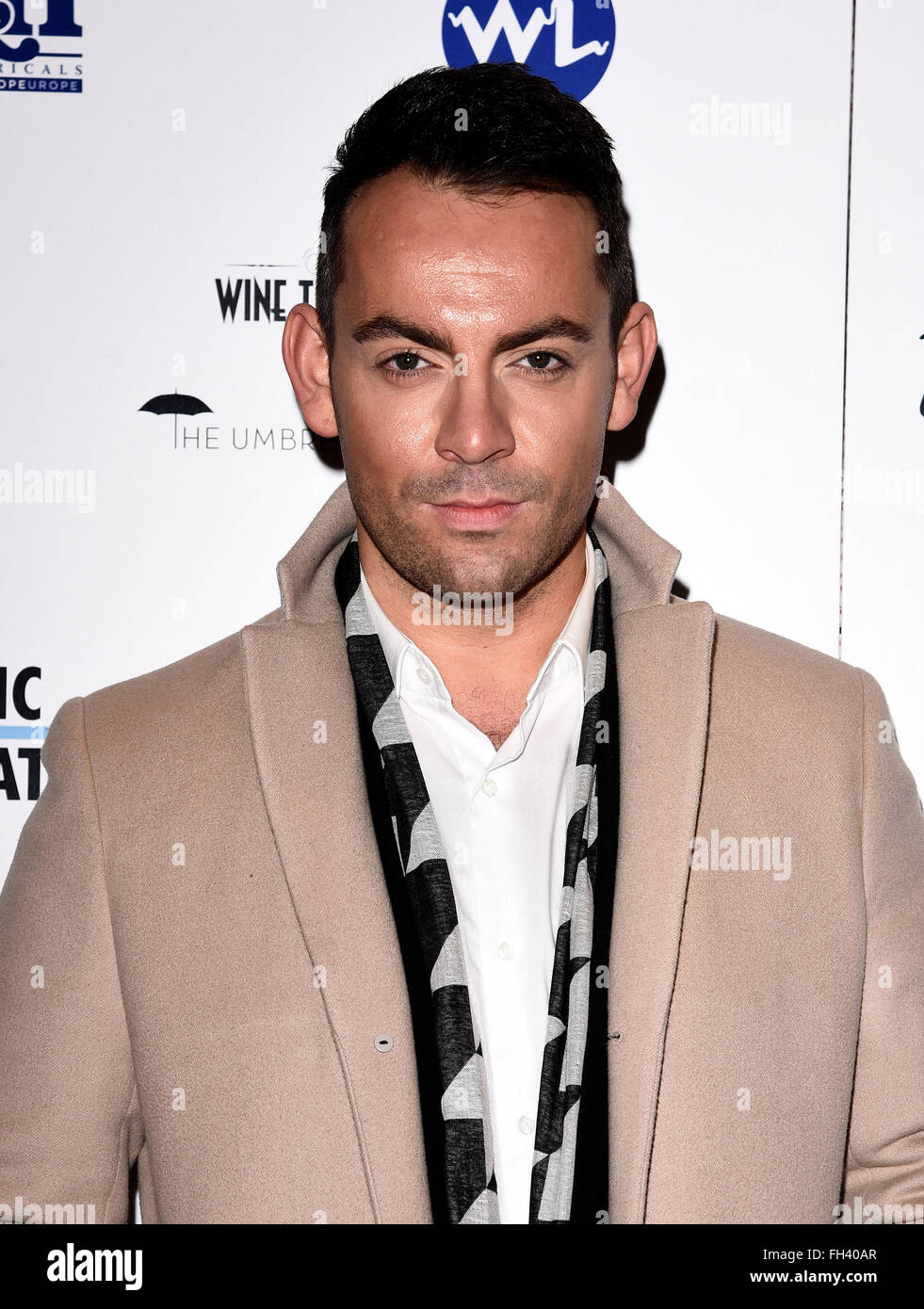 London.UK Ben Forster at the Whatsonstage Theatre Awards at the Prince ...