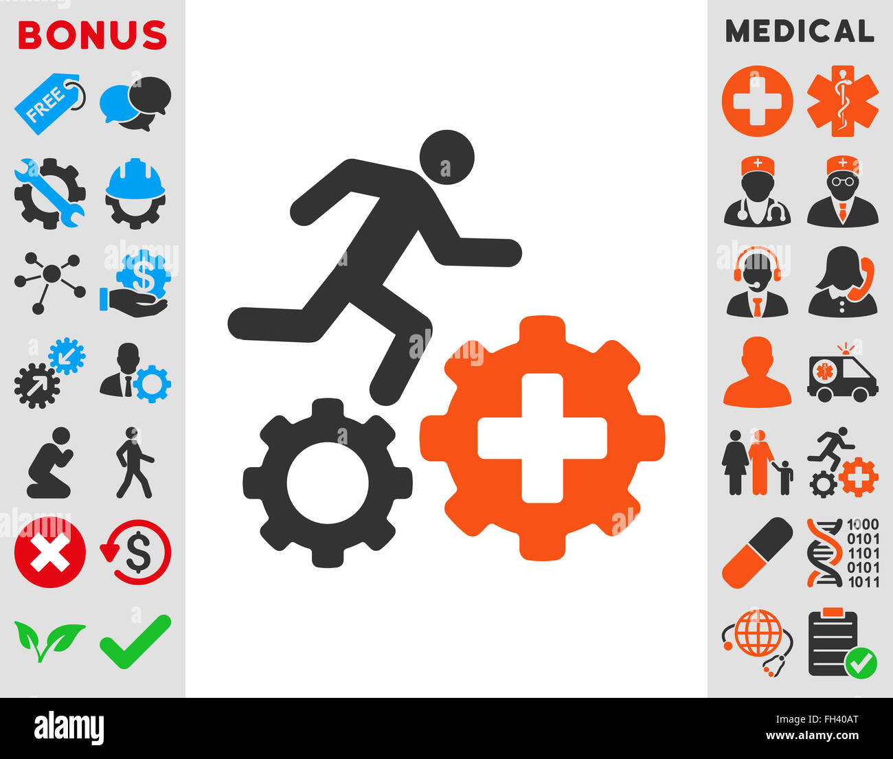 Treatment Process Icon Stock Photo - Alamy