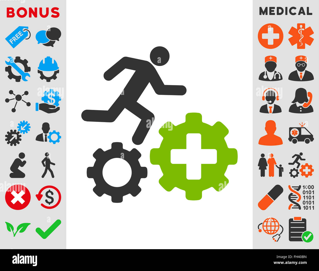 Treatment Process Icon Stock Photo - Alamy