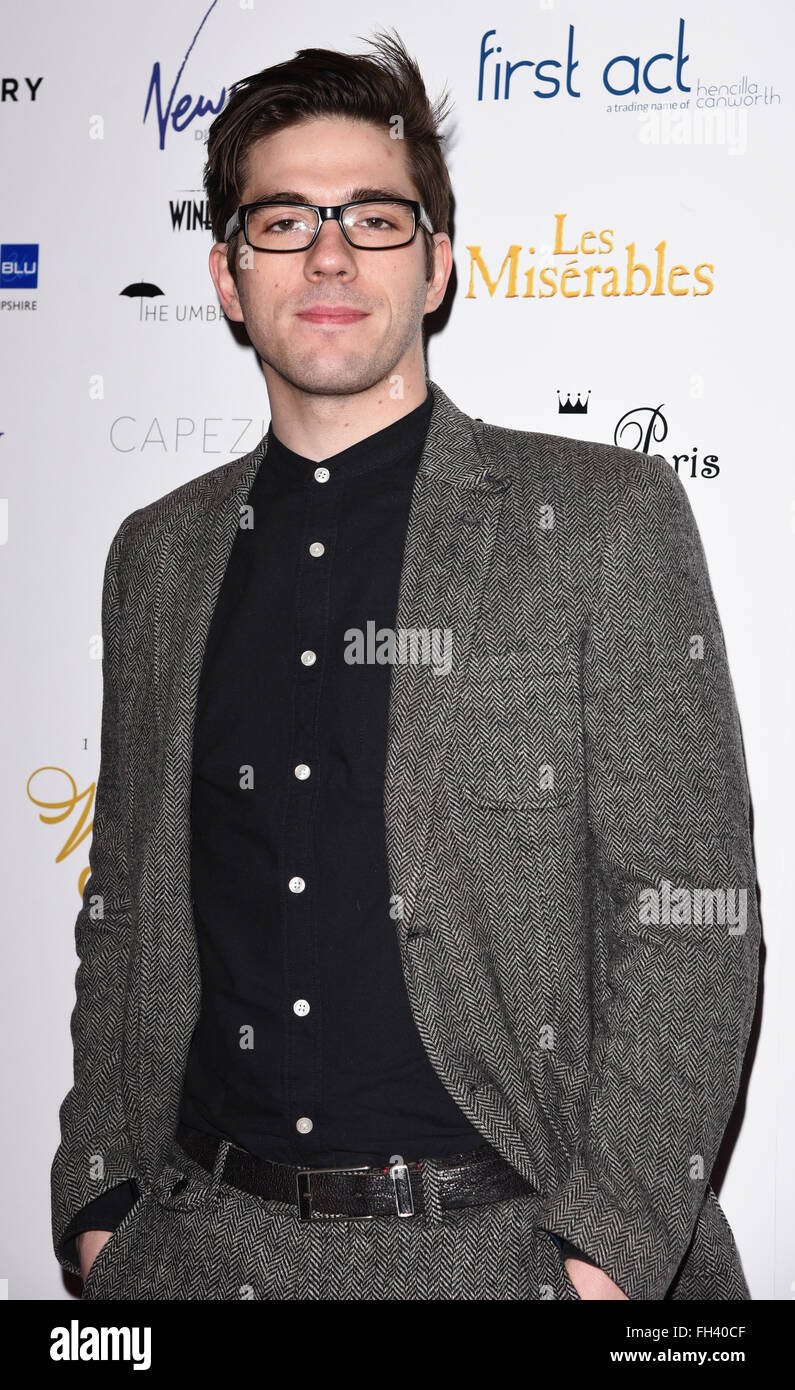 London.UK Chris Peluso at the Whatsonstage Theatre Awards at the Prince ...