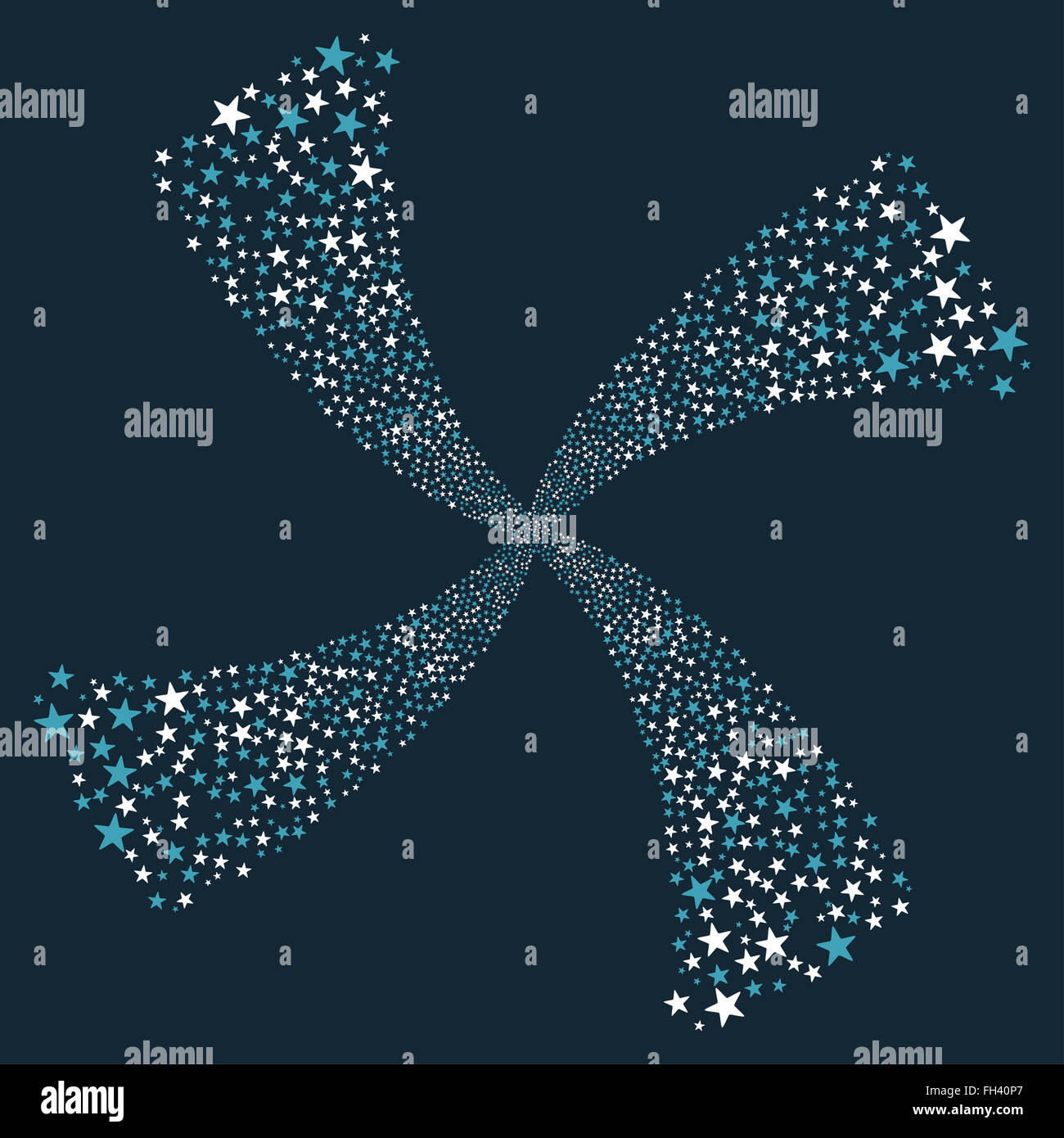 Fireworks Star Swirl Stock Photo - Alamy