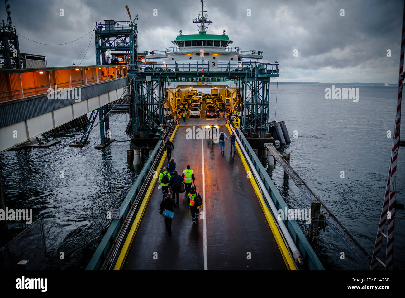 Seattle ferry terminal, Washington State Stock Photo - Alamy