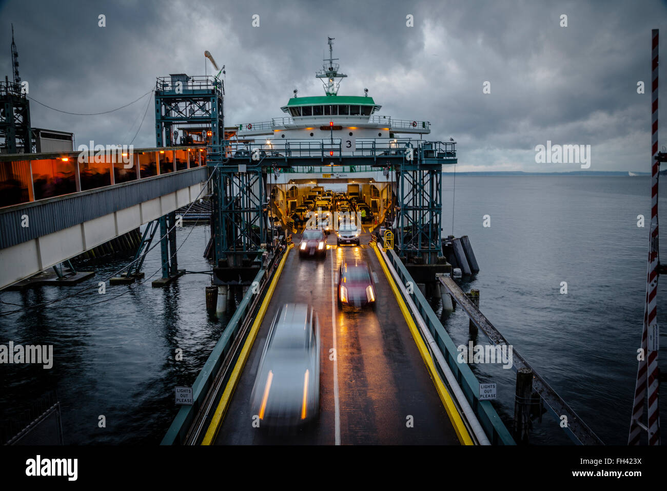 Seattle ferry terminal, Washington State Stock Photo - Alamy