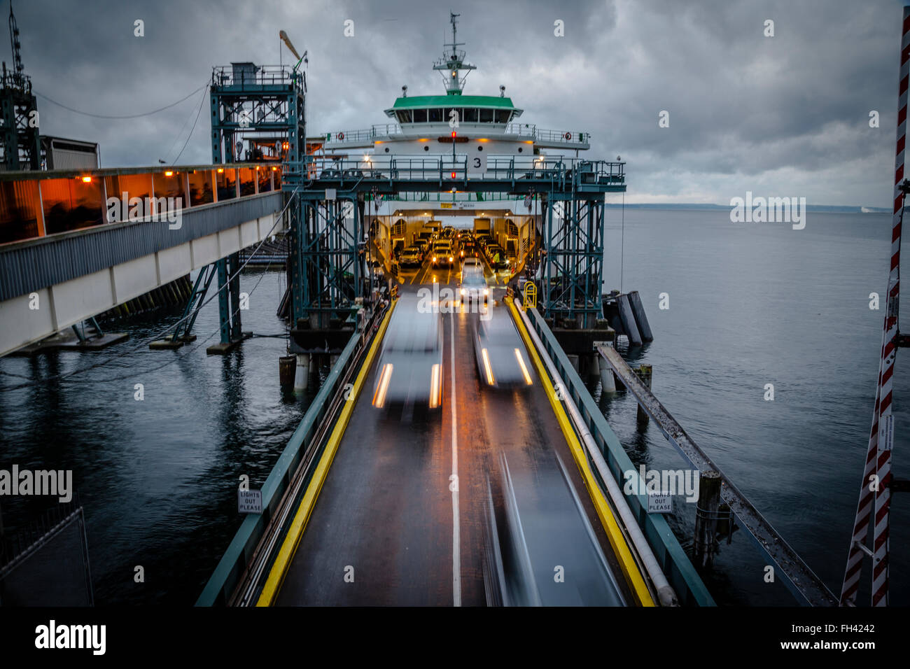 Seattle ferry terminal, Washington State Stock Photo - Alamy