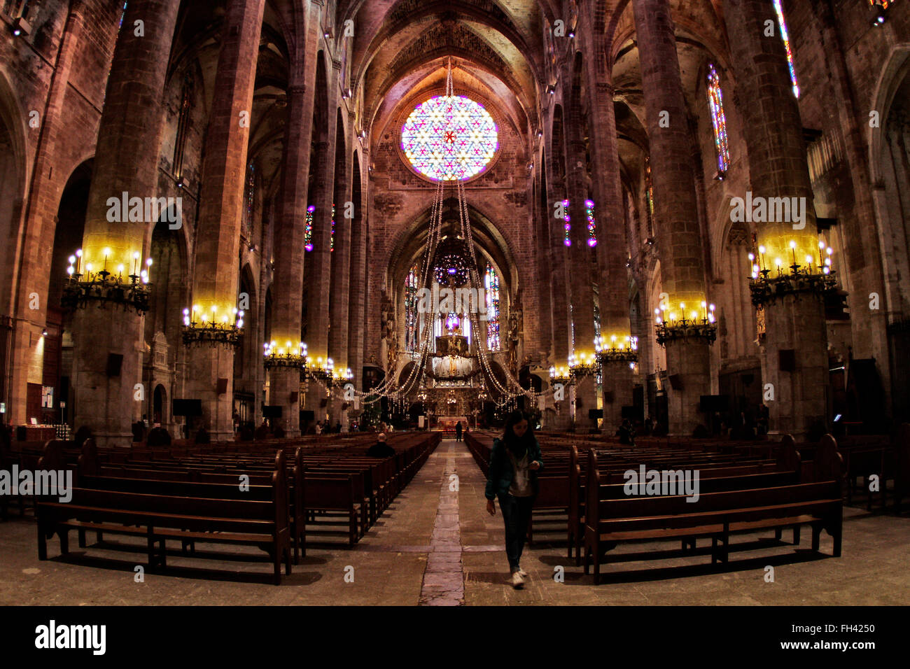 Central nave royal cathedral hi-res stock photography and images - Alamy