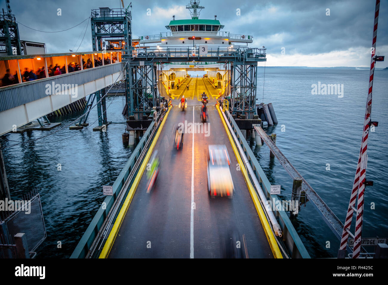 Seattle ferry terminal, Washington State Stock Photo - Alamy