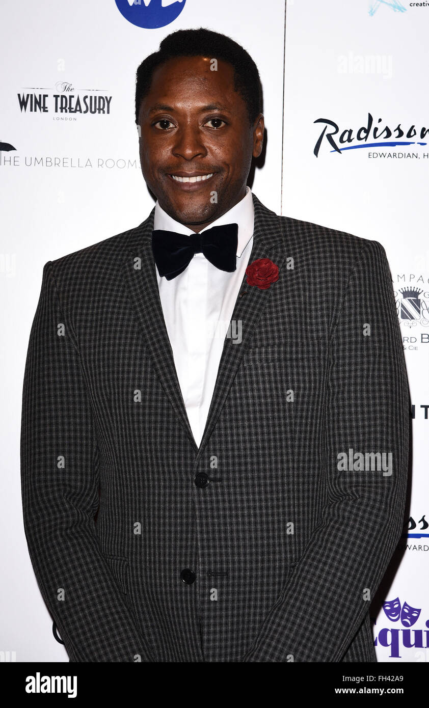 London.UK Matt Henry at the Whatsonstage Theatre Awards at the Prince ...