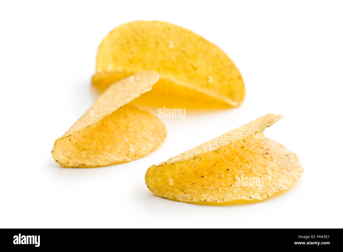 crispy taco shells on white background Stock Photo - Alamy