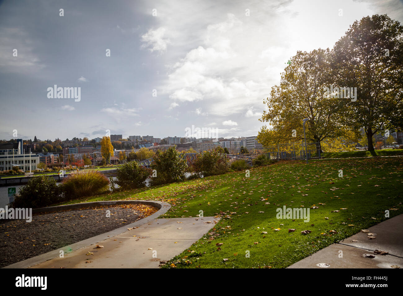 Lake union park, Seattle, Washington State Stock Photo - Alamy