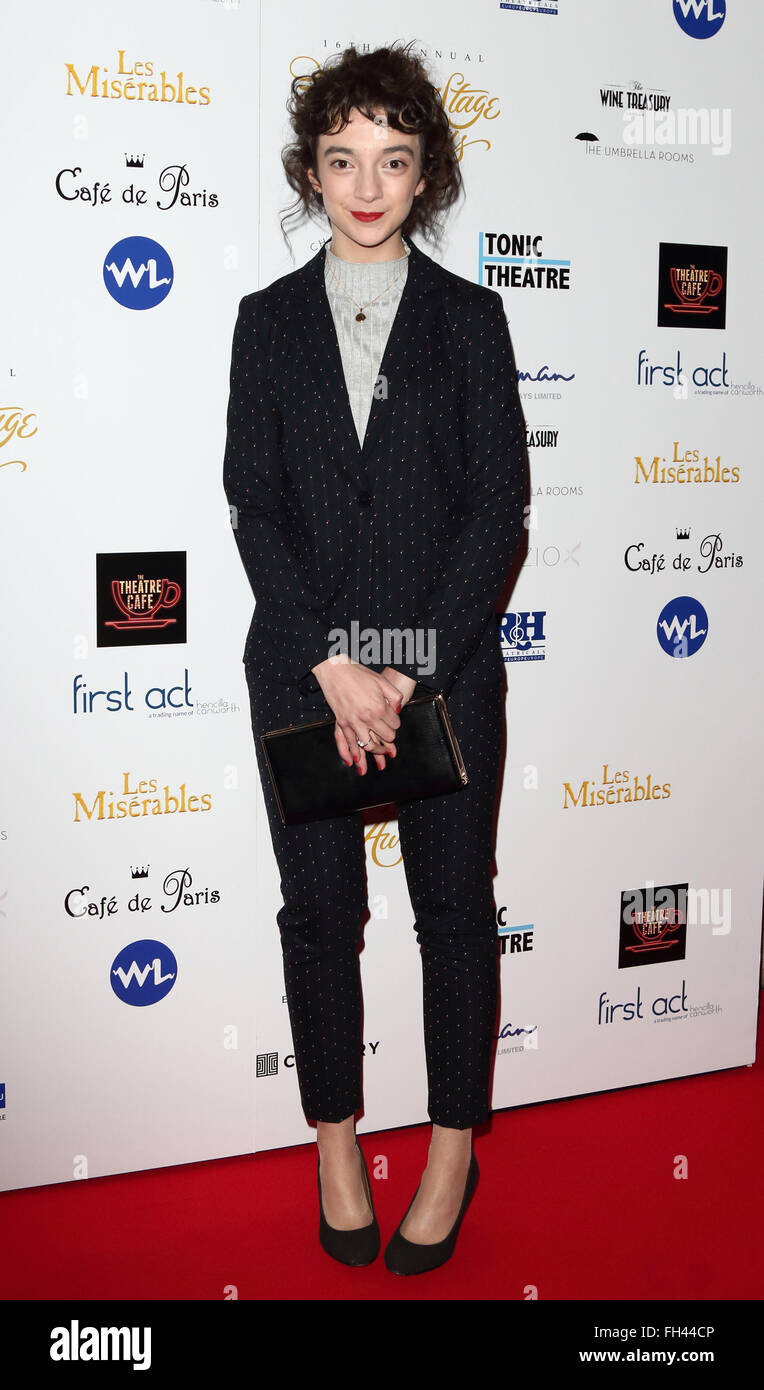 London.UK Patsy Ferran at the Whatsonstage Theatre Awards at the Prince ...