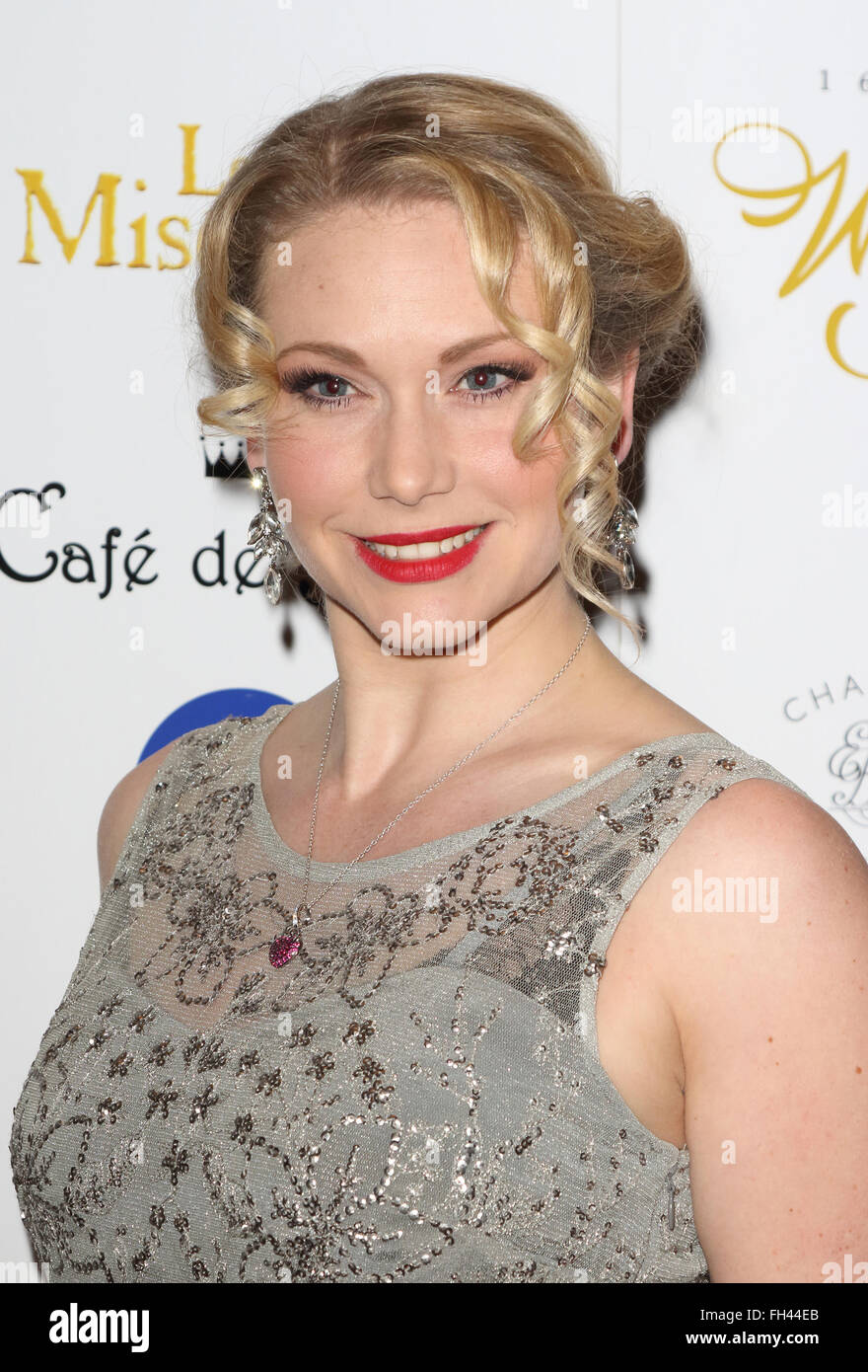 London.UK Emma Williams at the Whatsonstage Theatre Awards at the ...