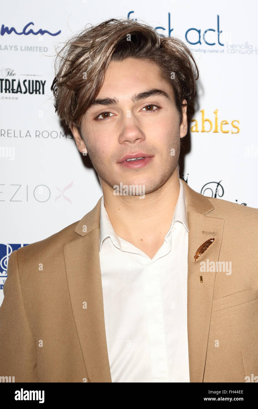 London.UK George Shelley at the Whatsonstage Theatre Awards at the ...