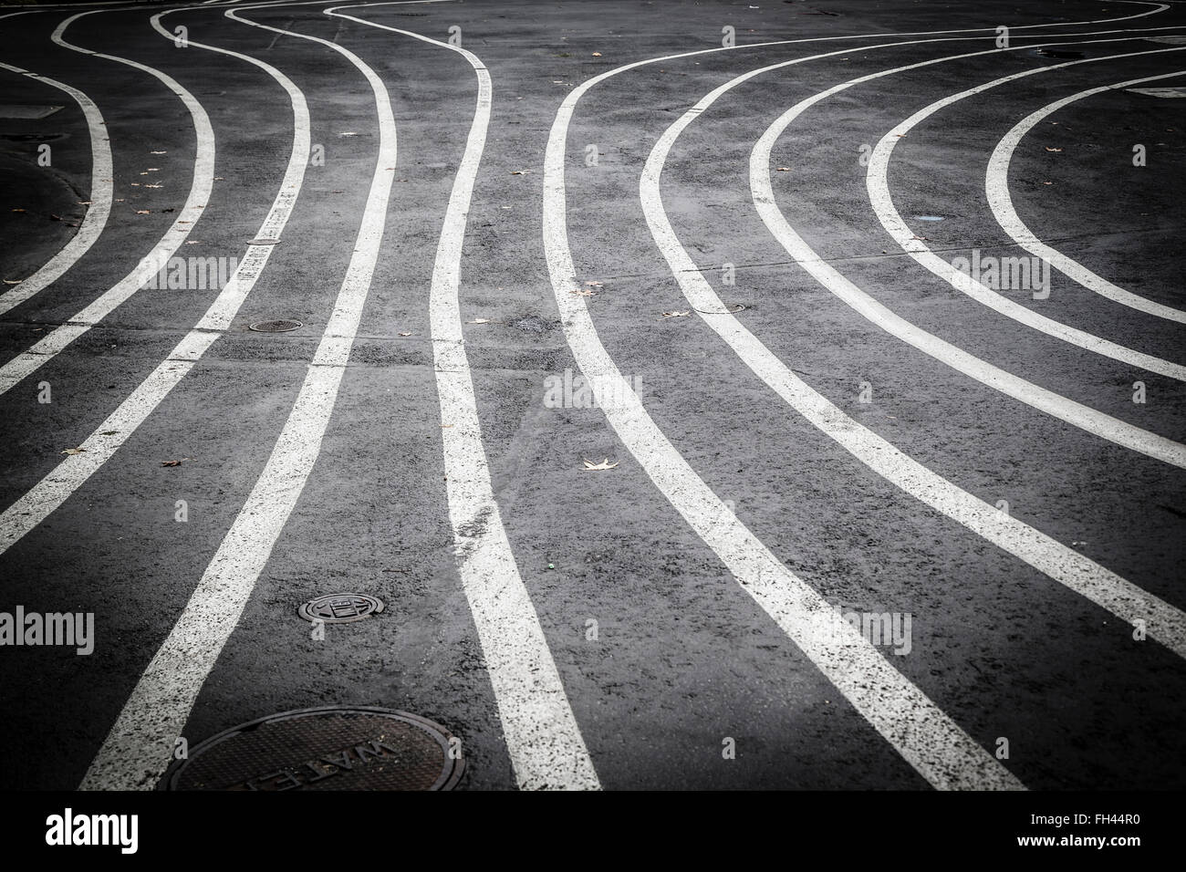 Street Lines, Seattle, Washington State Stock Photo - Alamy