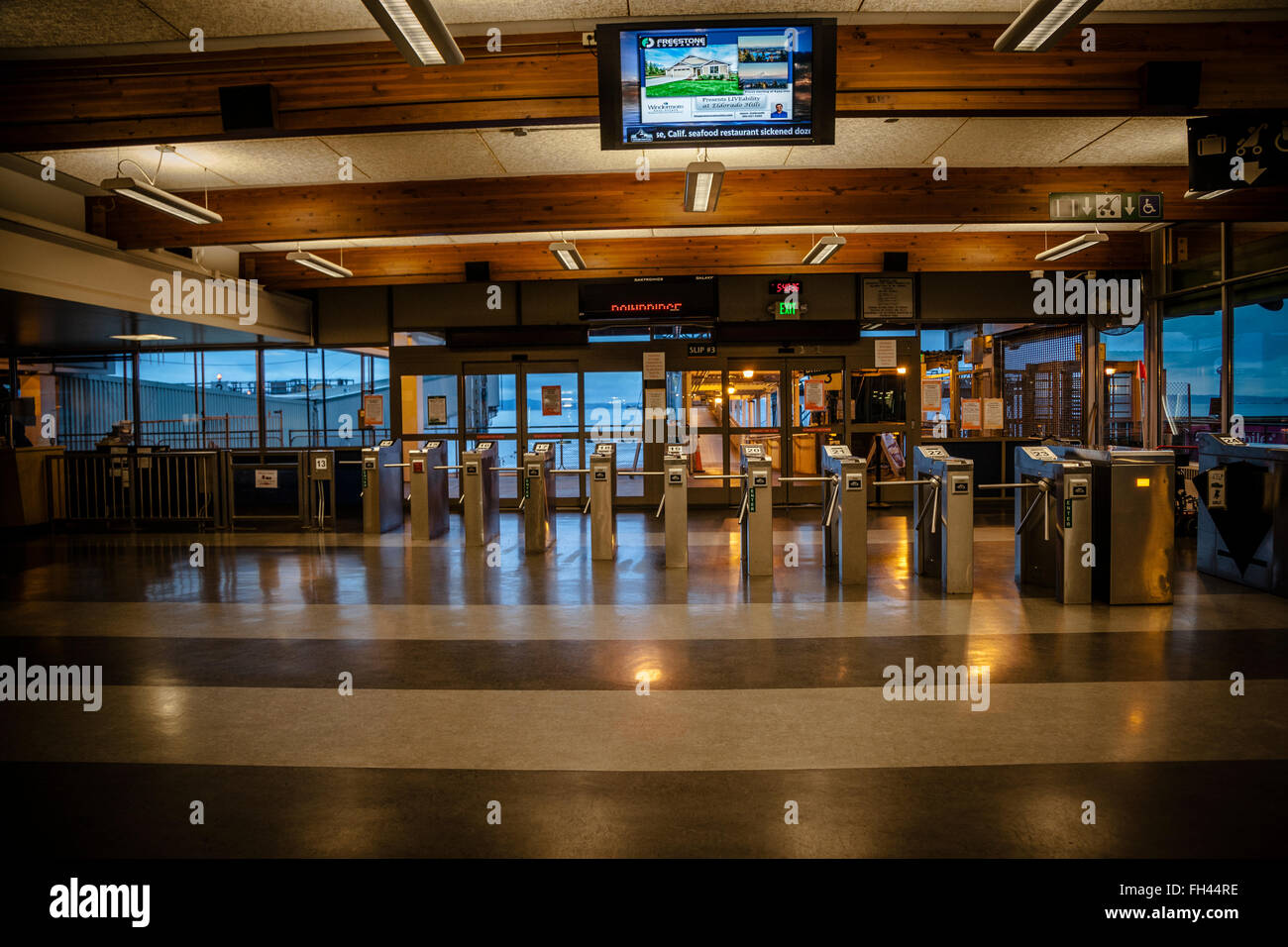 Seattle ferry entrance hi-res stock photography and images - Alamy