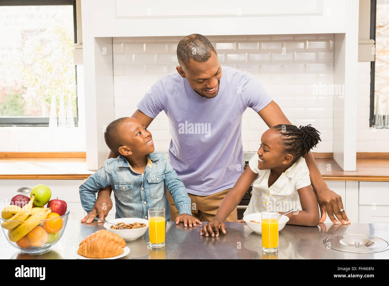Pretty girl having breakfast hi-res stock photography and images - Alamy