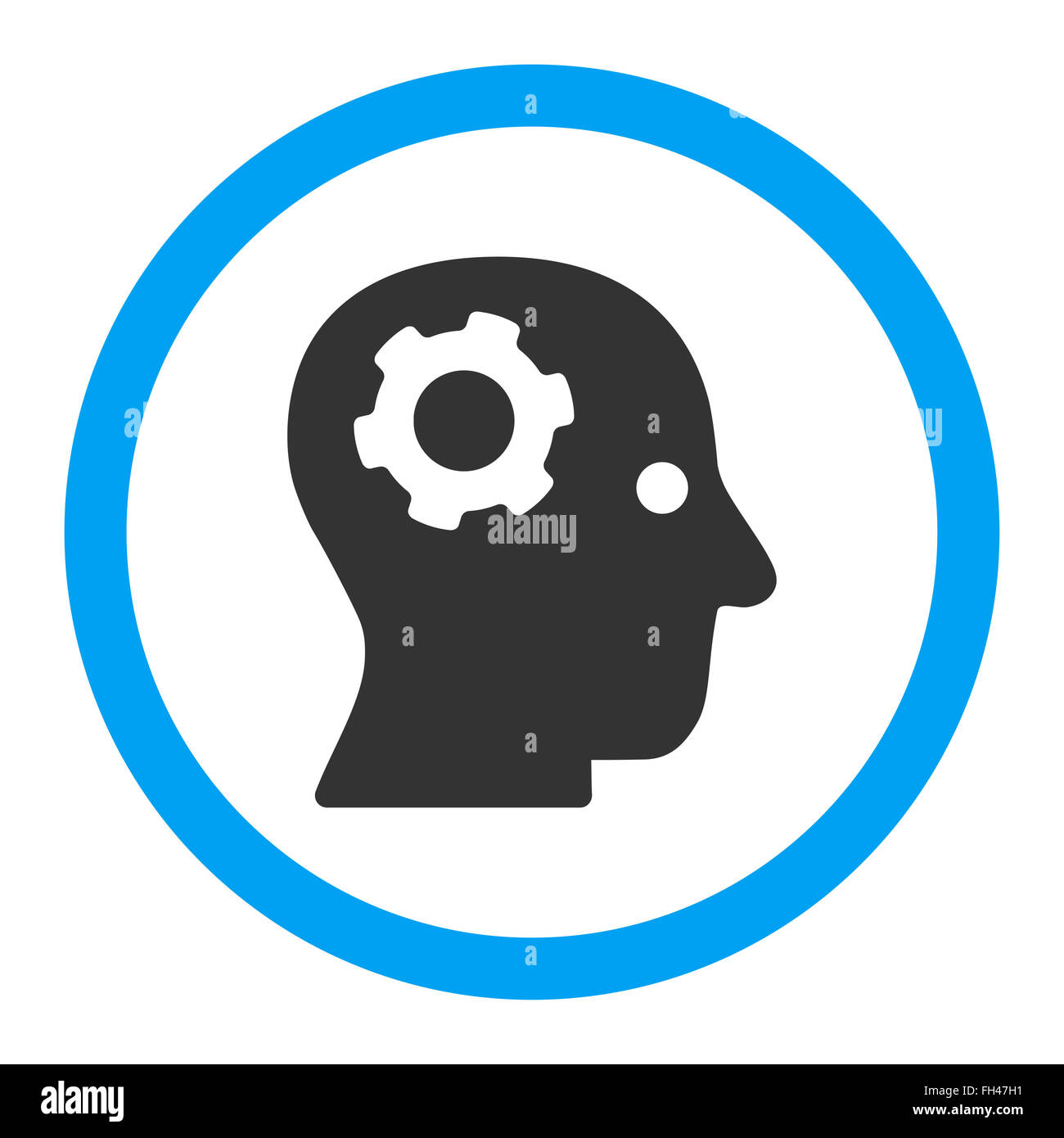 Thinking Rounded Vector Icon Stock Photo - Alamy