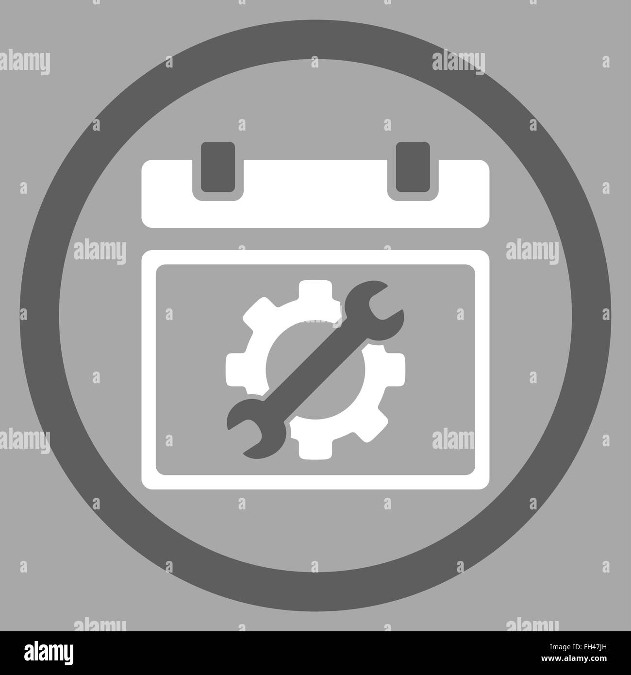 Service Date Icon Stock Photo - Alamy
