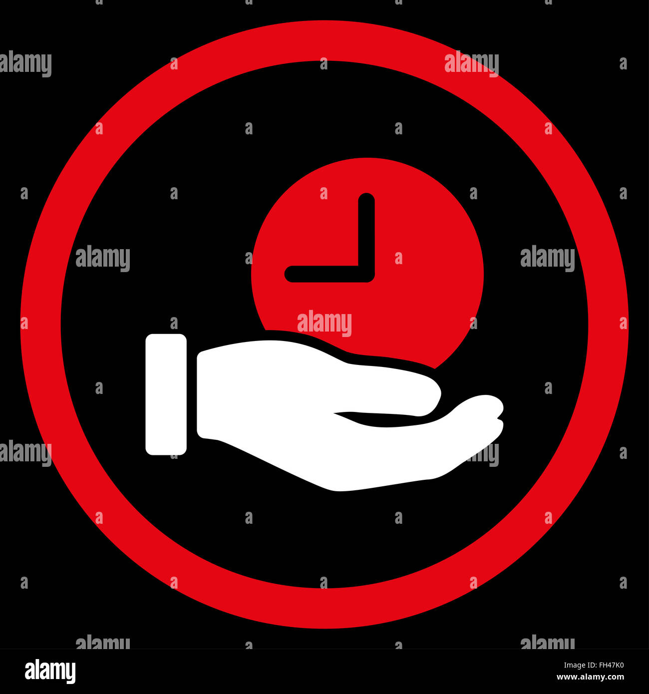 Time Service Icon Stock Photo - Alamy