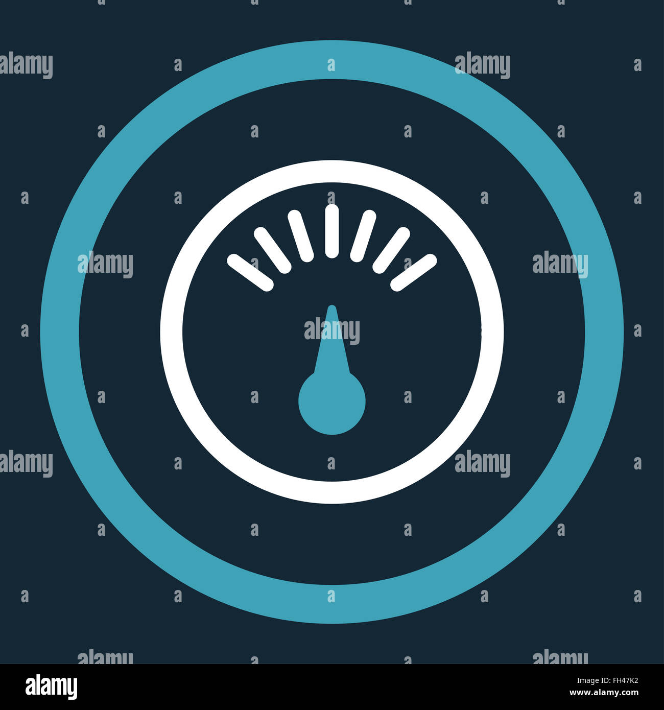 Meter Rounded Vector Icon Stock Photo - Alamy