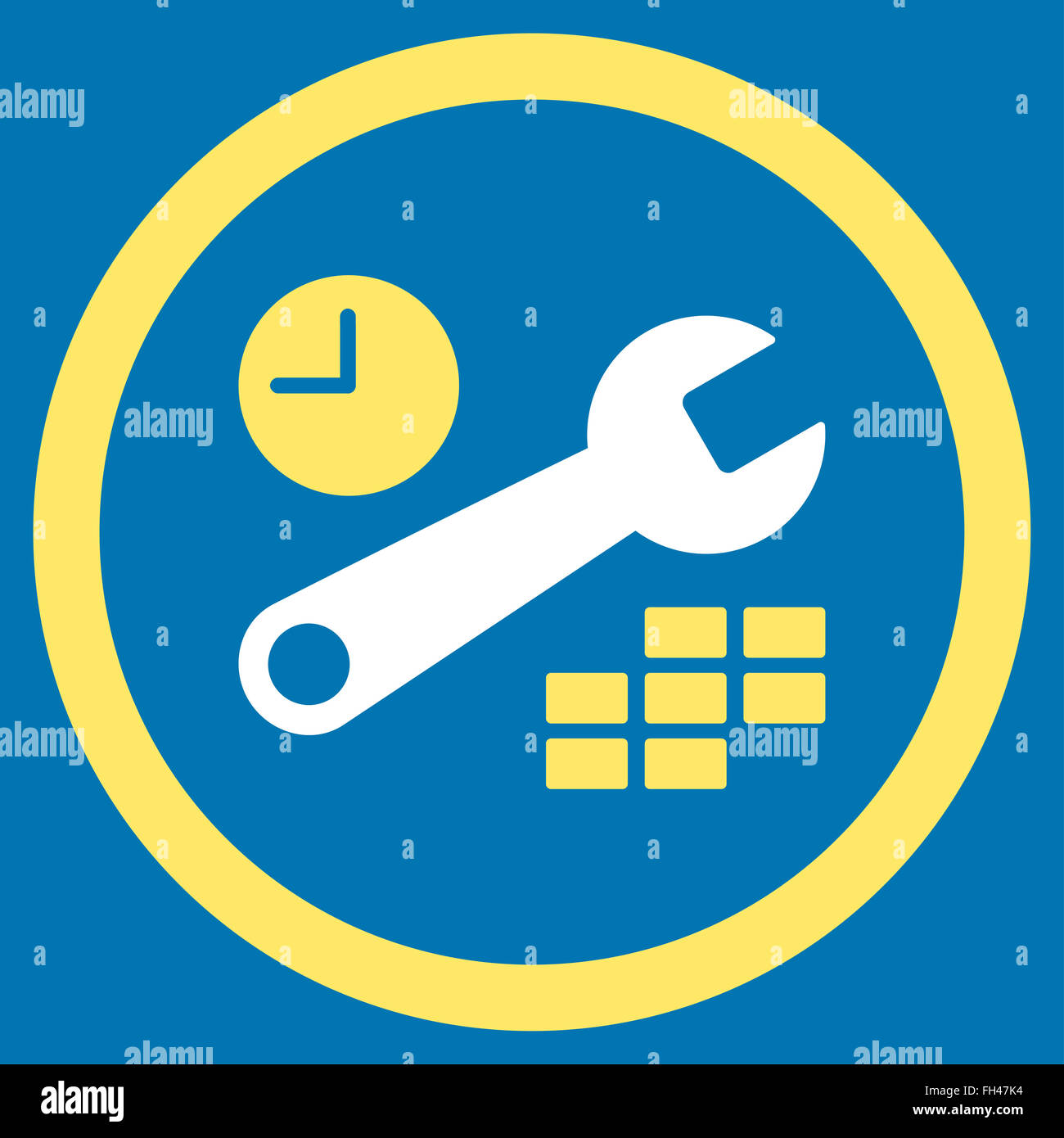 Date And Time Adjustment Icon Stock Photo - Alamy