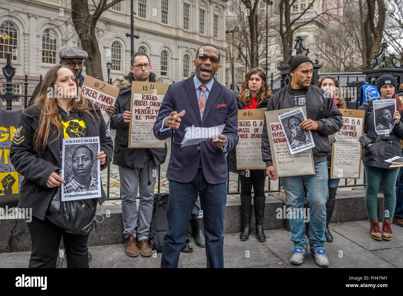 New York, United States. 23rd Feb, 2016. Prisoner Rights Advocacy and ...