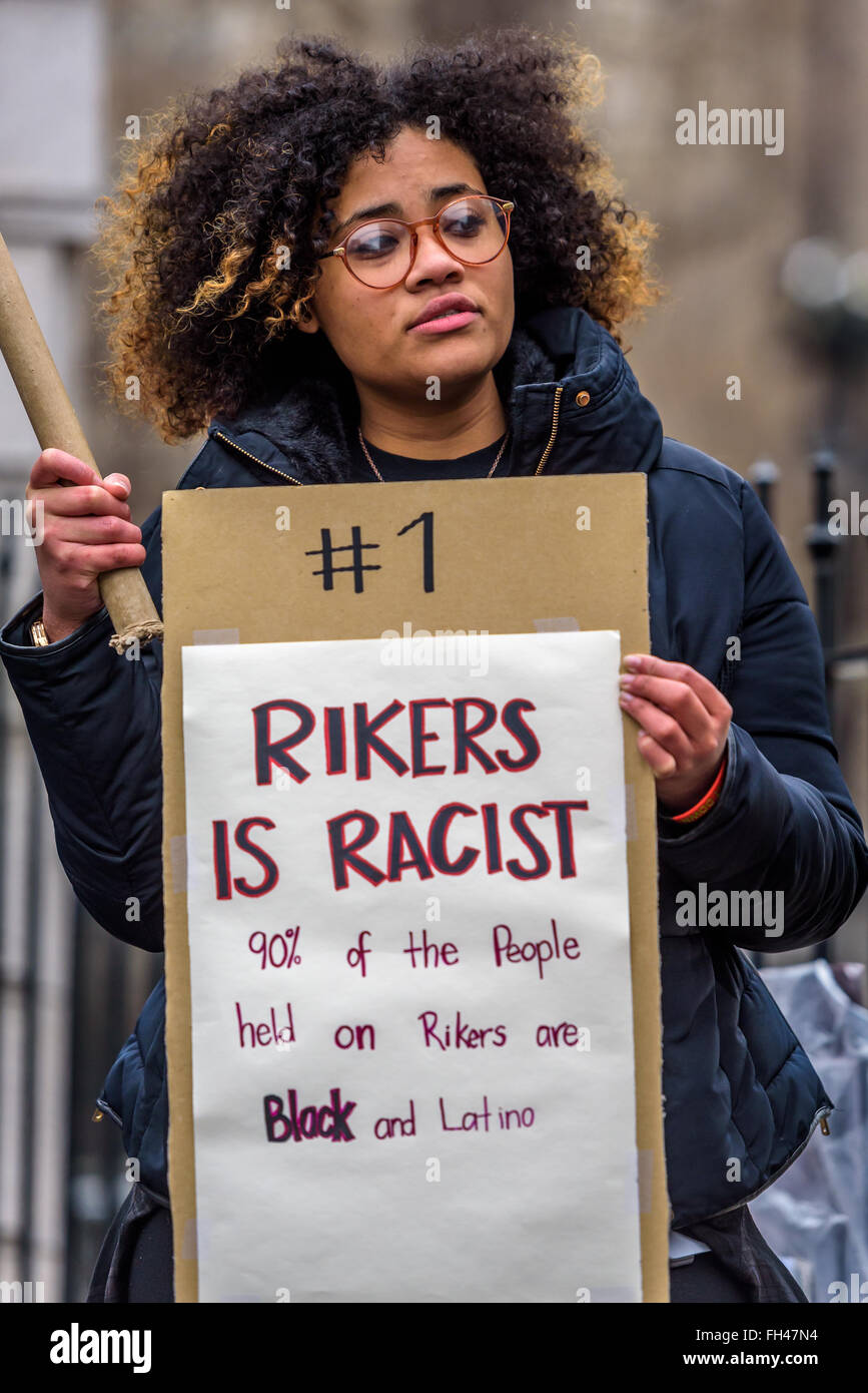 New York, United States. 23rd Feb, 2016. Prisoner Rights Advocacy and ...