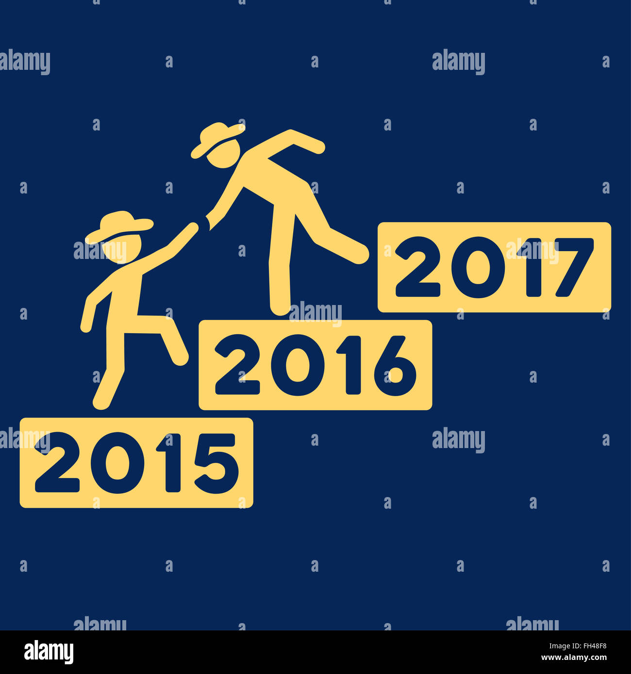 Annual Agent Help Icon Stock Photo - Alamy