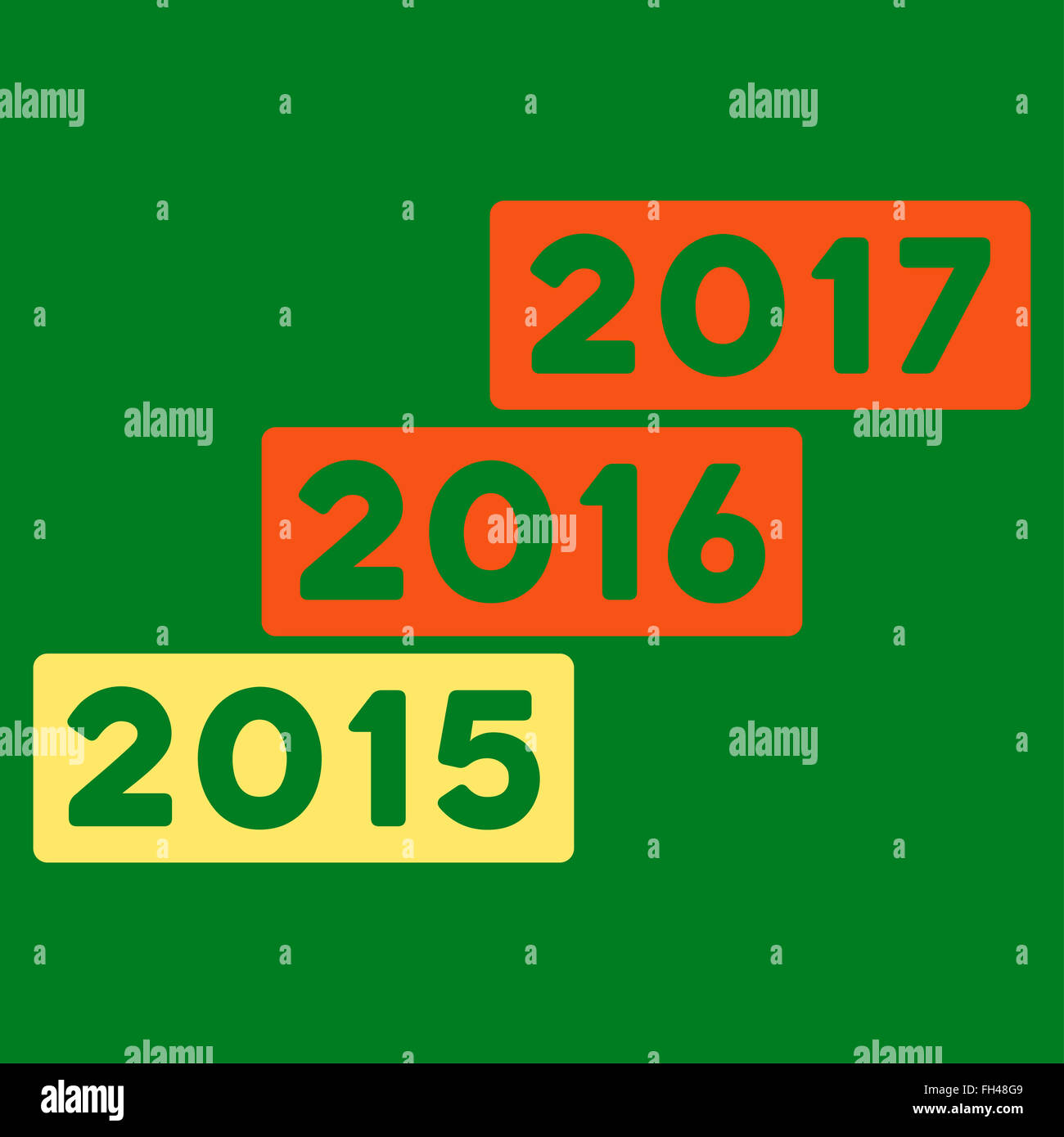 Years Stairs Icon Stock Photo - Alamy