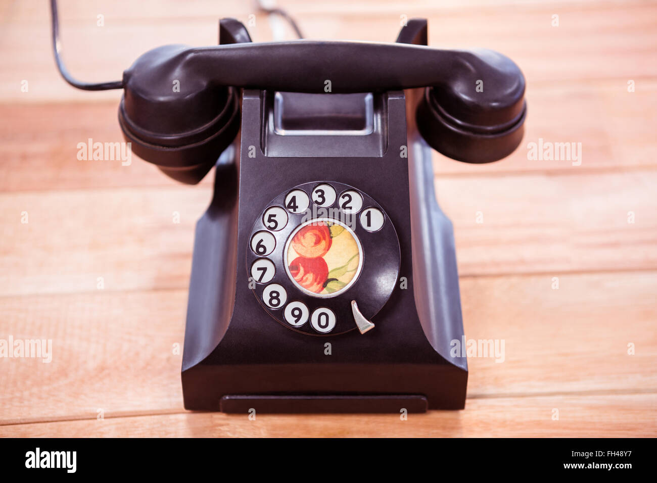 Close up view of a old phone Stock Photo - Alamy
