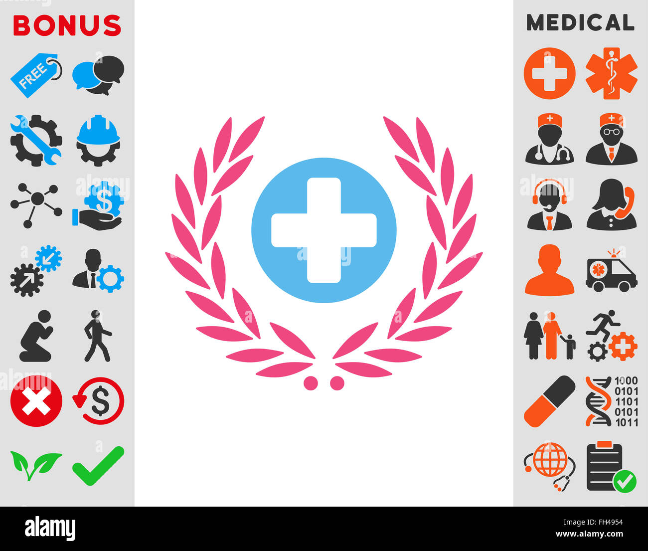 Health care embleme icon hi-res stock photography and images - Alamy