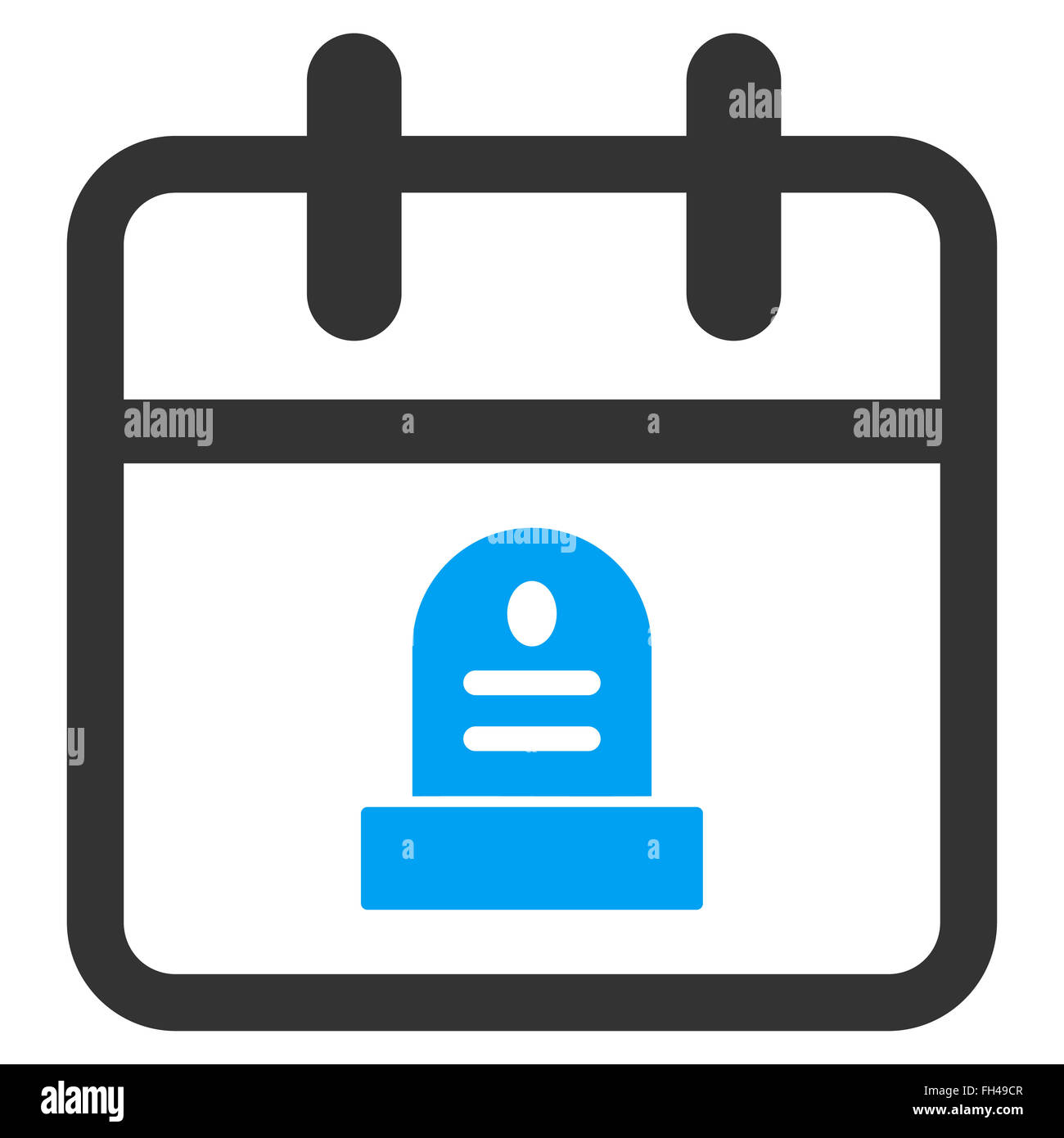 Death Date Icon Stock Photo - Alamy