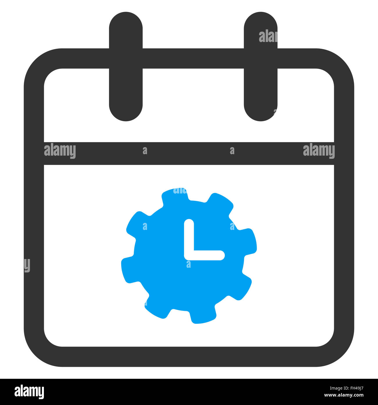 Time Service Day Icon Stock Photo - Alamy