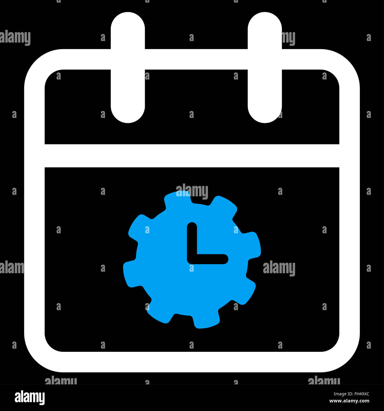 Time Service Day Icon Stock Photo - Alamy