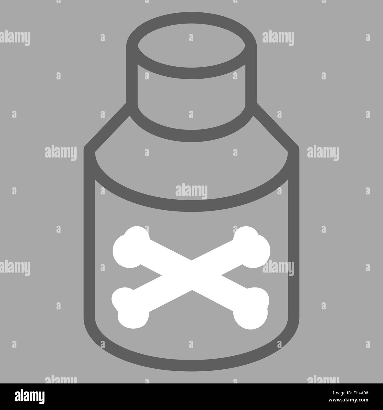 Poison Bottle Icon Stock Photo - Alamy