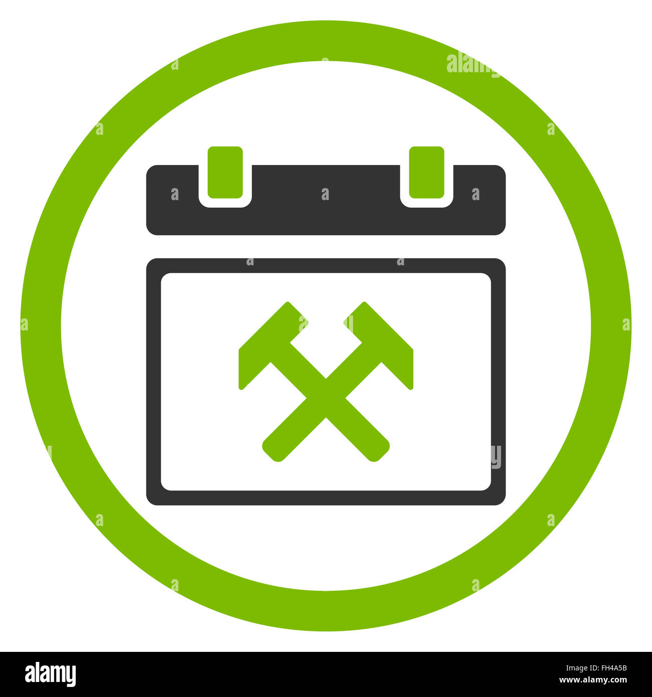 Working Plan Day Icon Stock Photo - Alamy