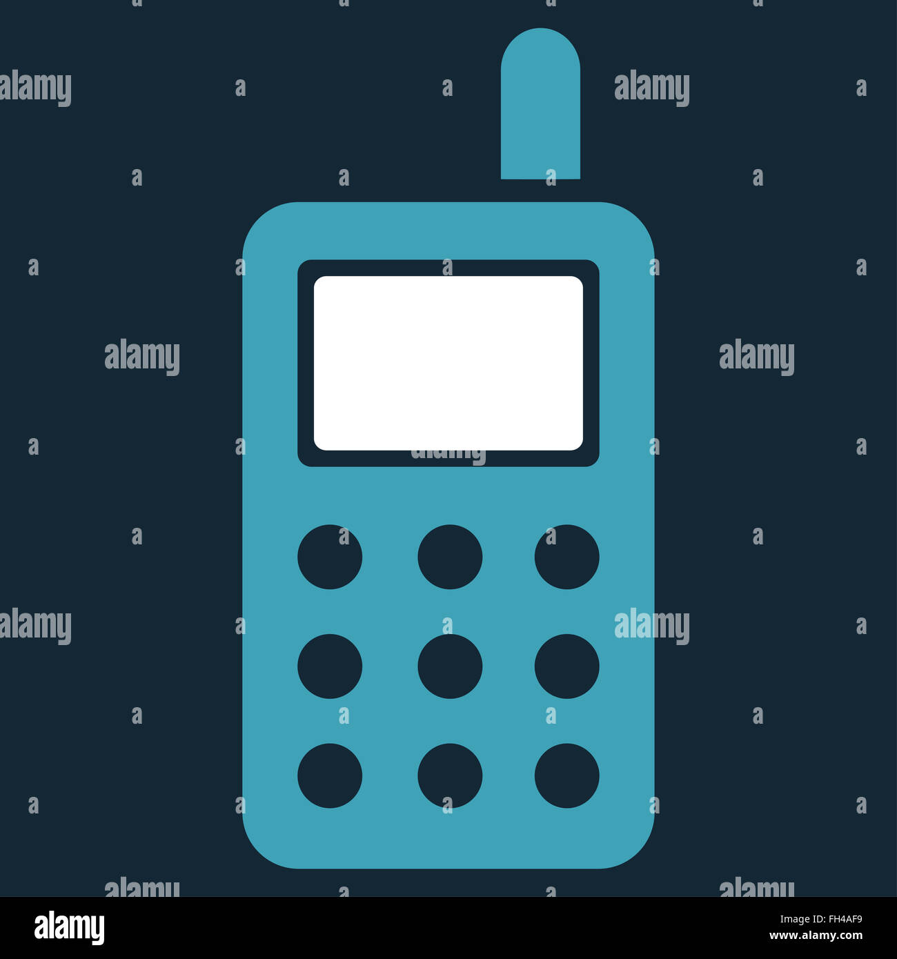 Cell Phone Icon Stock Photo - Alamy