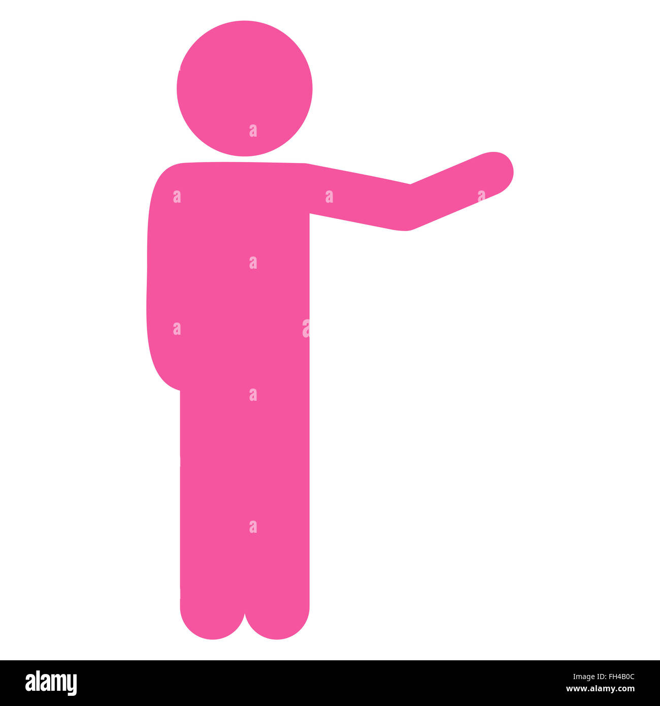 Boy Show Icon Stock Photo - Alamy