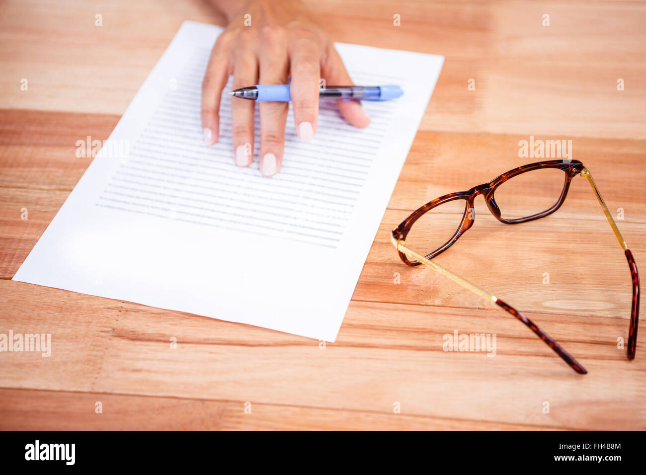 Part of hand writing notes Stock Photo - Alamy