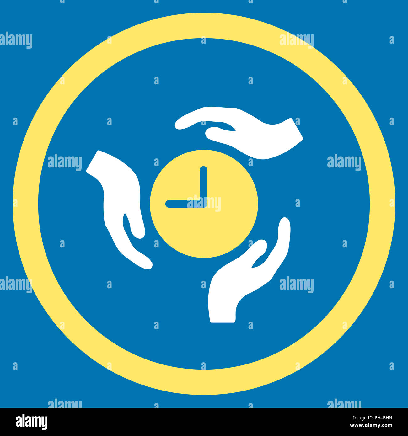 Time Care Icon Stock Photo - Alamy