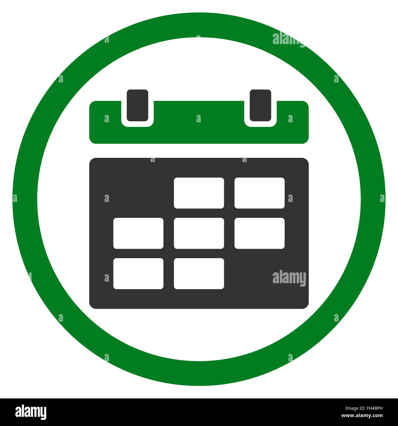 Organizer Flat Icon Stock Photo - Alamy